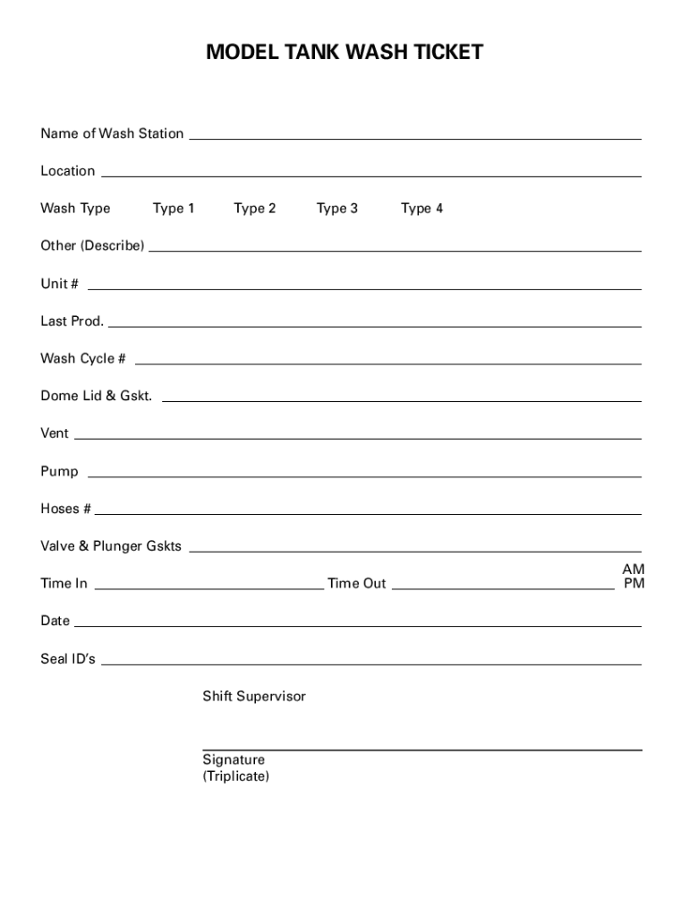 Fillable Online Model Tanker Wash Guidelines For the Fruit Juice ...
