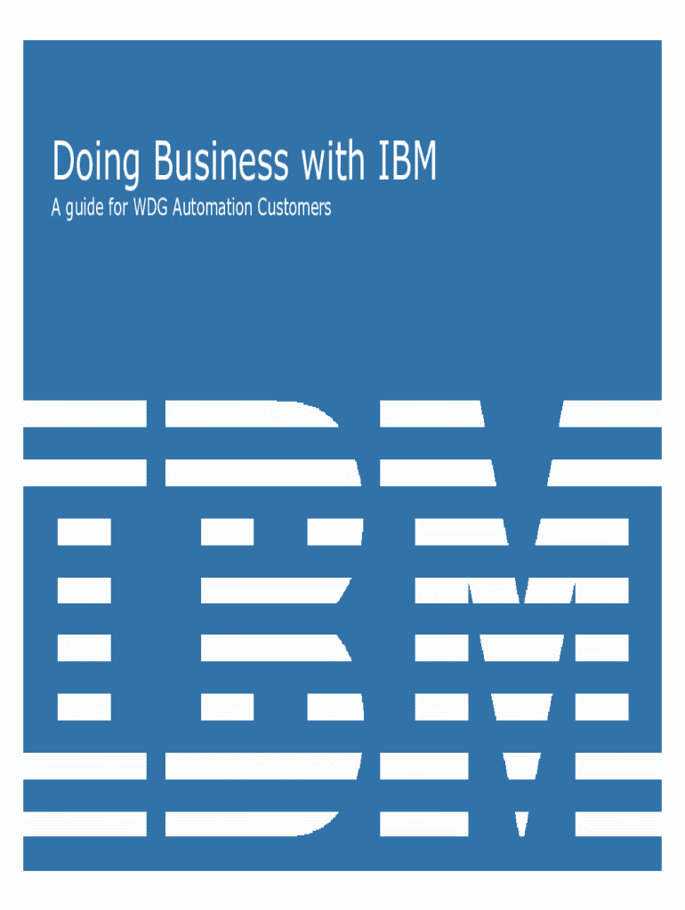 Fillable Online Overview Of Ibm Robotic Process Automation As A Service