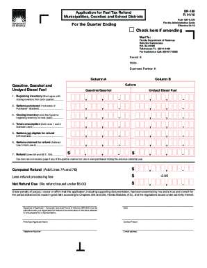 Fillable Online 12B-5.130. Refunds, 12B-5. Tax On Motor Fuels, Diesel ...