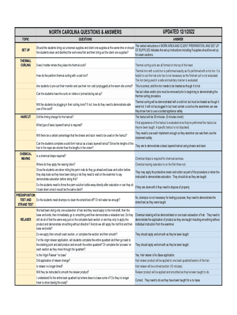 Fillable Online North Carolina Trivia Questions (Answers on back of ...