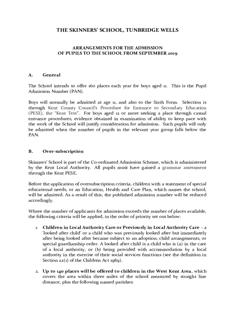 Fillable Online Sixth Form Options Booklet by skinners-school Fax Email Print - pdfFiller