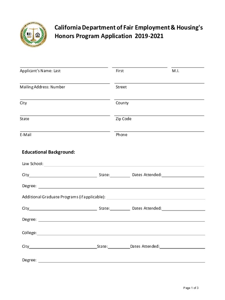 Fillable Online California Department of Fair Employment and Housing v ...