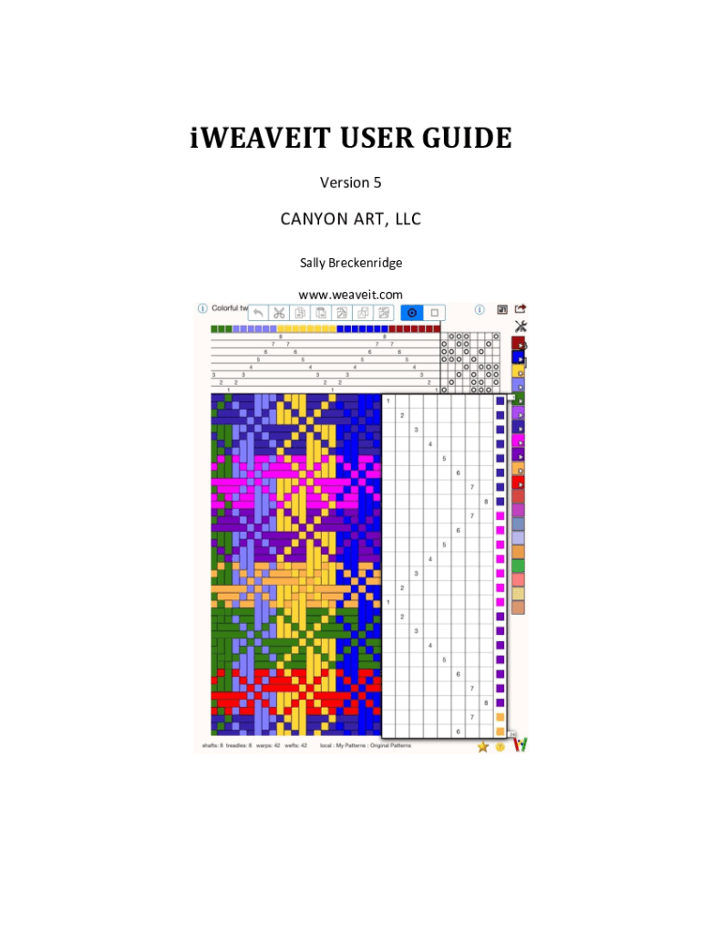 Fillable Online WeaveIt Pro for Windows - Using Colors - YouTube Fax Email Print - pdfFiller
