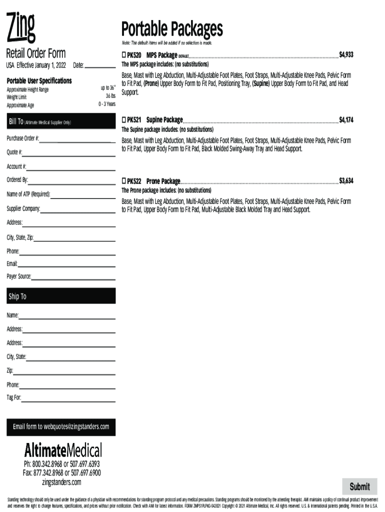 Fillable Online Portable Packages Fax Email Print - pdfFiller