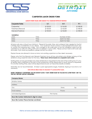 Fillable Online CARPENTER MASTER LABOR AGREEMENT Fax Email Print ...