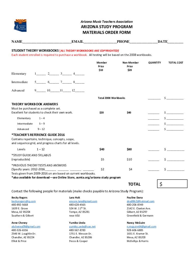 Fillable Online CMTA-Packet-1.pdf - ARIZONA STATE MUSIC TEACHERS... Fax ...