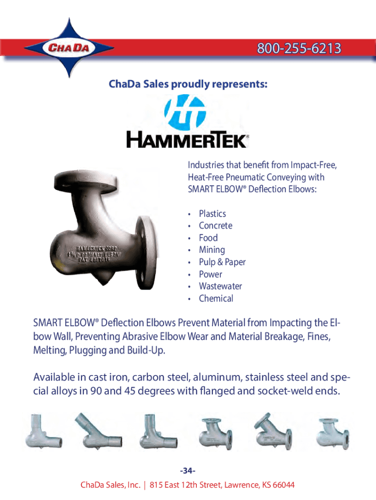 Fillable Online Smart Elbow By HammerTek Fax Email Print - pdfFiller