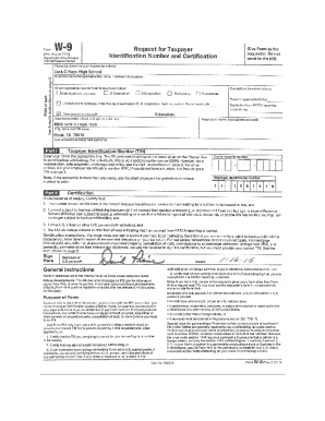 Fillable Online IRS Form W-9 (PDF) Fax Email Print - pdfFiller