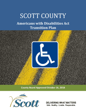 Fillable Online Scott County ADA Transition Plan-WorkingDraft Fax Email ...