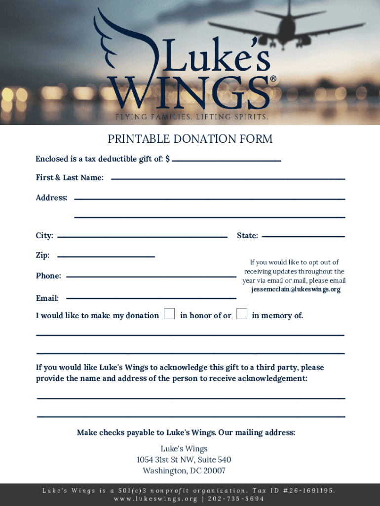 Fillable Online Free Donation Receipt TemplatesSamples - PDF - eForms ...