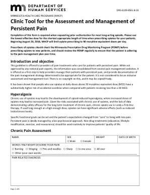 Fillable Online Clinic Tool for the Assessment and Management of ...