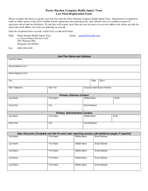 Fillable Online Law-Firm-Registration-Form.pdf Fax Email Print - pdfFiller
