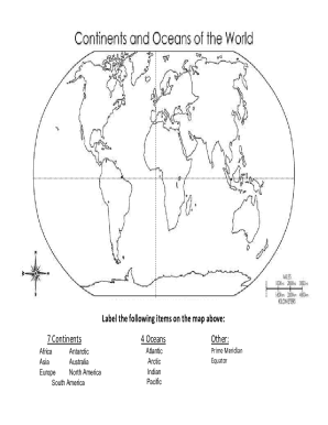 Fillable Online Label the following items on the map above Fax Email ...