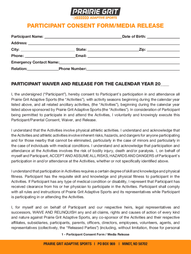 Fillable Online Informed consent form template pdf Fax Email Print ...