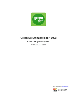 Fillable Online GREEN DOTIR - GDOT FORM 10-Q (2023Q1) (en) Fax Email ...