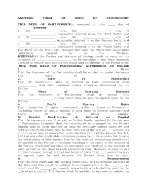 Fillable Online Deed of Family Trust Fax Email Print - pdfFiller