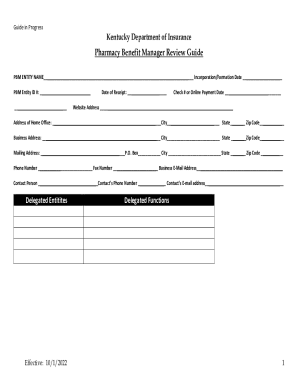 Fillable Online DMHC 10-242 PBM Registration Form Fax Email Print ...