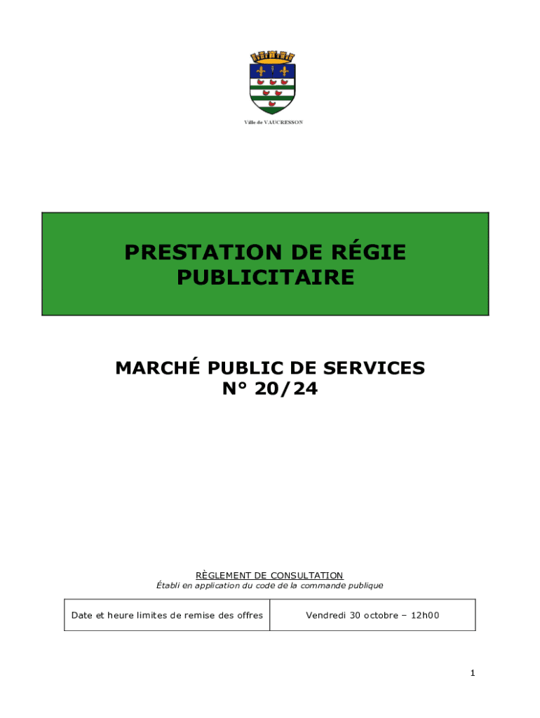 Remplissable En Ligne PRESTATION DE RGIE PUBLICITAIRE Fax Email Imprimer - pdfFiller