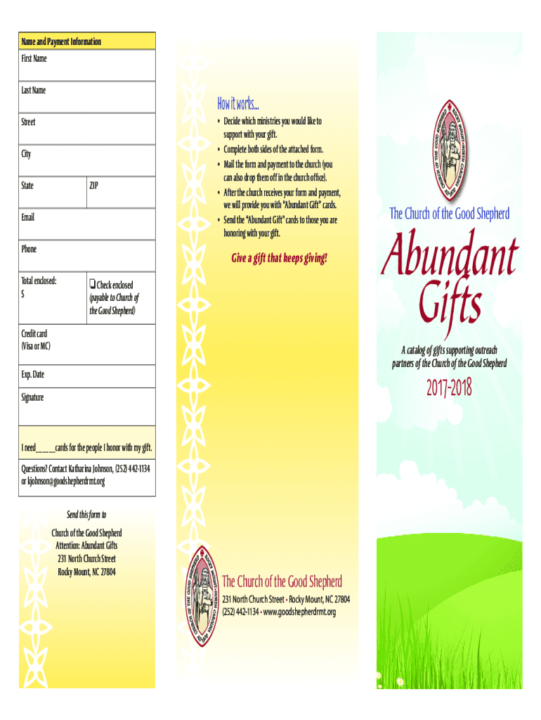 Fillable Online Give by Mail Fax Email Print - pdfFiller