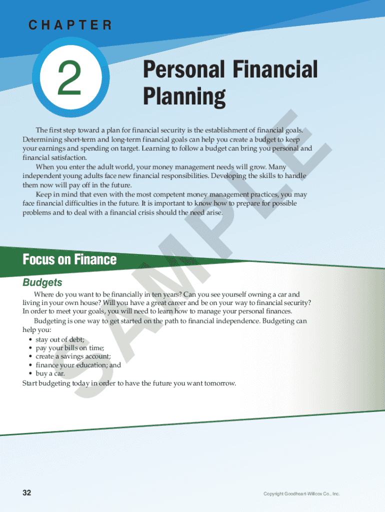 Fillable Online Achieve Goals and Peace of Mind Through Financial ...