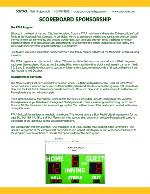 Fillable Online SCOREBOARD SPONSORSHIP - cloudfront.net Fax Email Print ...