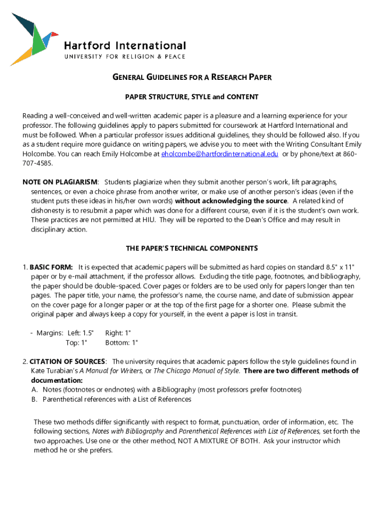 Fillable Online Term Paper: Full Guide with Structure, Outline ...