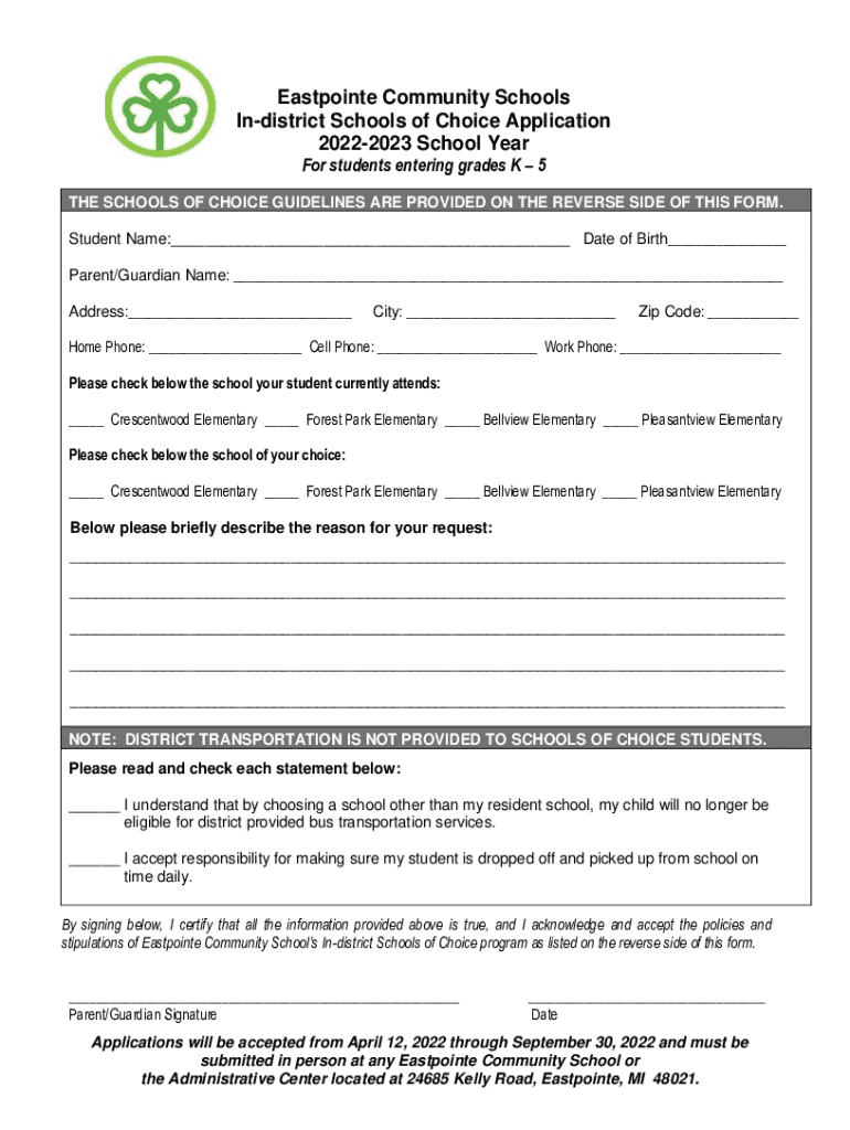 Fillable Online ECS In District SOC Form Fax Email Print - pdfFiller