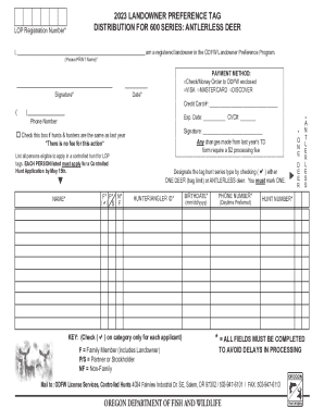 Fillable Online Antlerless Deer Licenses - PA Game Commission Fax Email ...