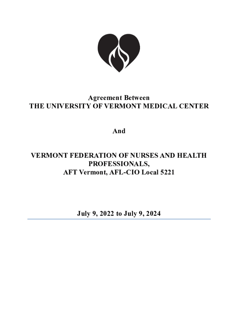 Fillable Online UVM Health Network nurses and techs fight for safe staffing ... Fax Email Print ...