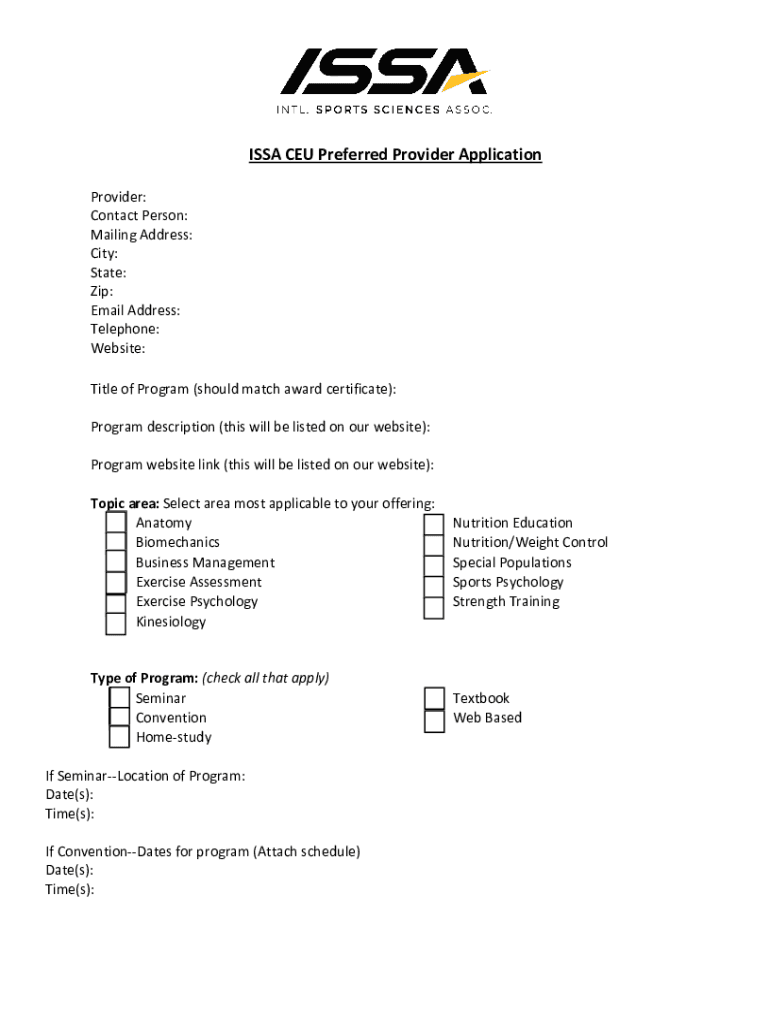 Fillable Online Approved Continuing Education Providers Fax Email Print - pdfFiller