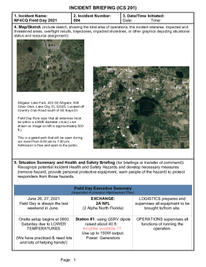 Fillable Online INCIDENT BRIEFING ICS 201-CG (pg 1 of 4) (Rev 6/13) Fax Email Print - pdfFiller