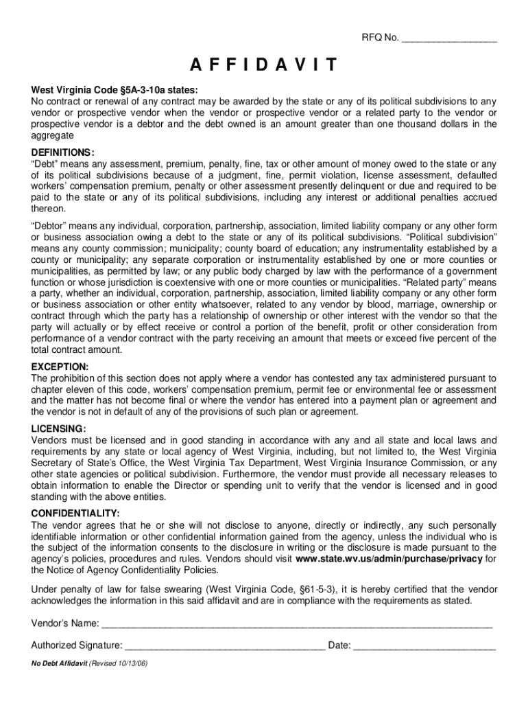 Fillable Online purchasing affidavit Fax Email Print - pdfFiller