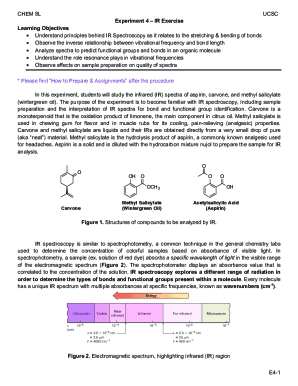 Fillable Online Introduction to infrared spectroscopy (video) - Khan ...