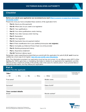 Fillable Online Erector or Supervisor (Temporary Structures) How to apply How to ... Fax Email ...