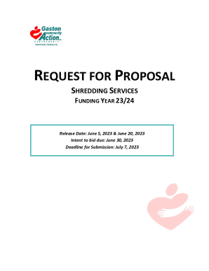 Fillable Online Request for Proposal RFP #23-002 Shredding Services Fax ...