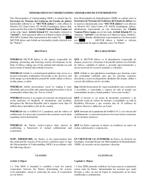 Completable En línea Signing Ceremony of the Memorandum of ...