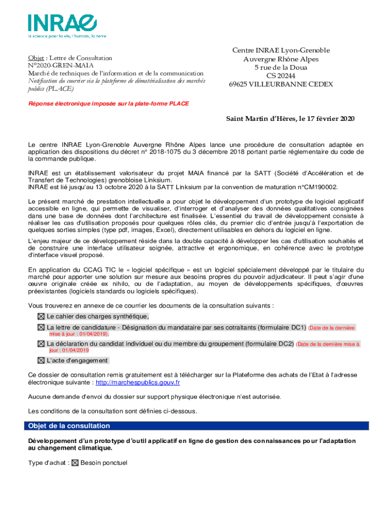 Remplissable En Ligne Rglement de la consultation. Modle recommand Fax Email Imprimer - pdfFiller