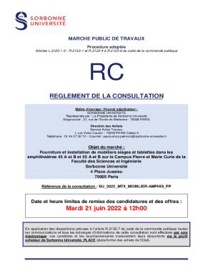 Remplissable En Ligne Rglement de Consultation - RC Fax Email Imprimer ...
