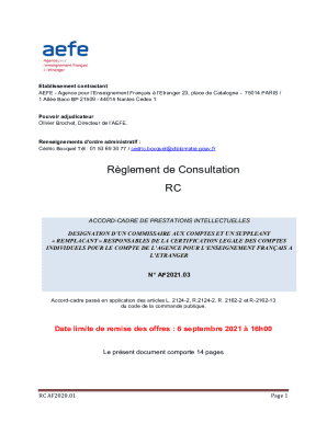 Remplissable En Ligne Rglement de Consultation RC Fax Email Imprimer ...