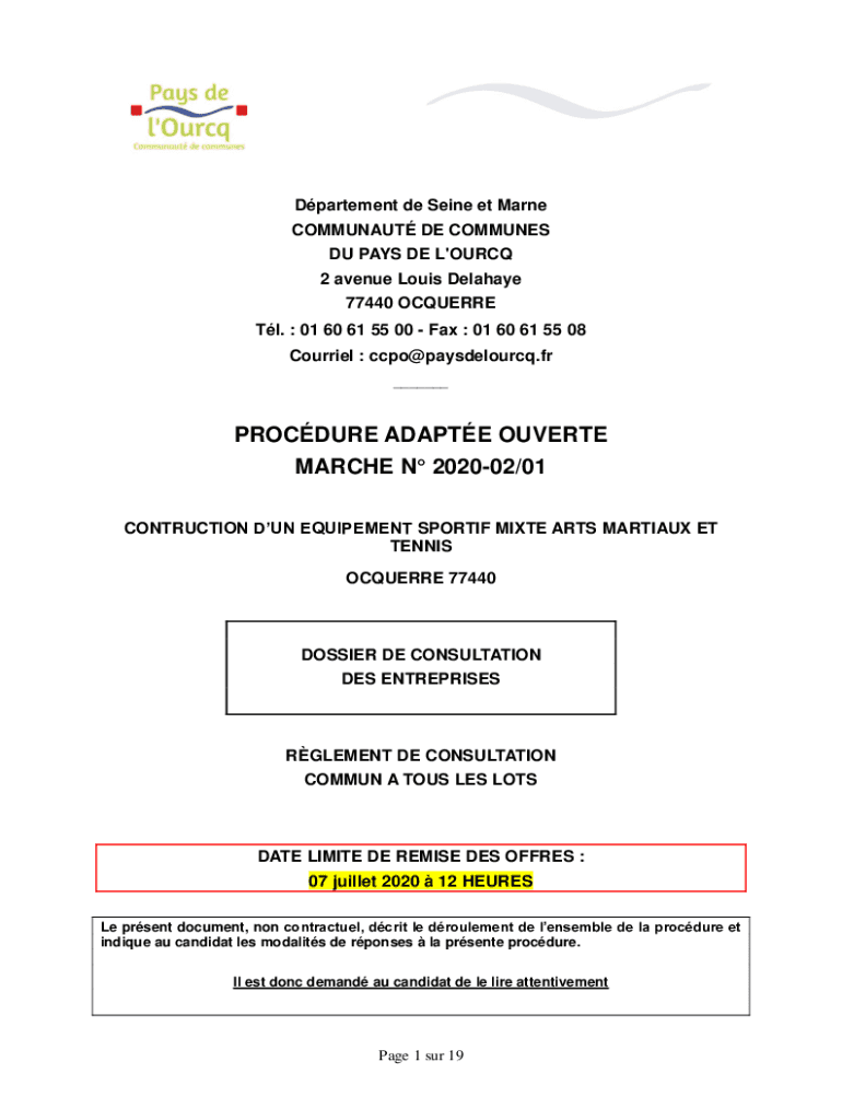 Remplissable En Ligne Communaut de communes - Pays de l'Ourcq - Seine ...