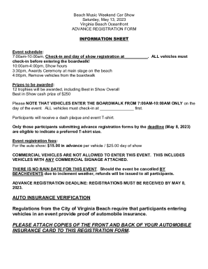 Fillable Online Free Printable Car Show Judging Forms WIN1U9 - jip-df ...