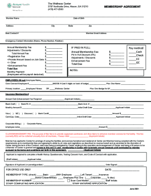 Fillable Online Atrium Health Navicent Fitness Centers FAQ sheet Fax ...