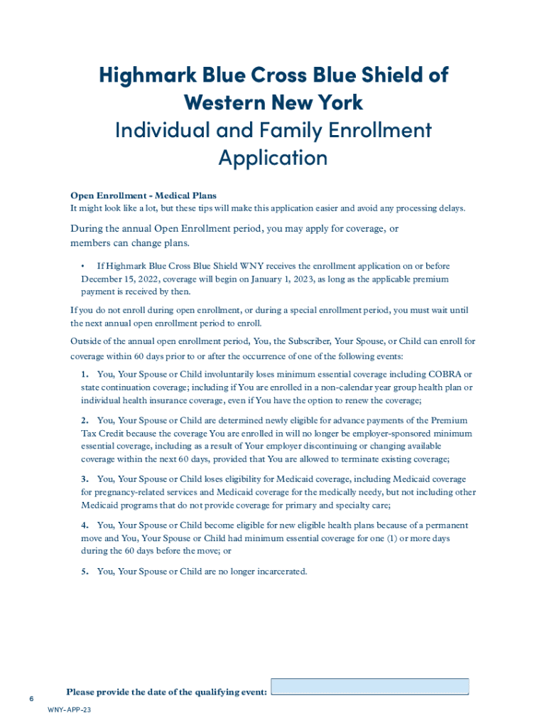 Fillable Online Because Highmark Blue Cross Blue Shield of Western ...