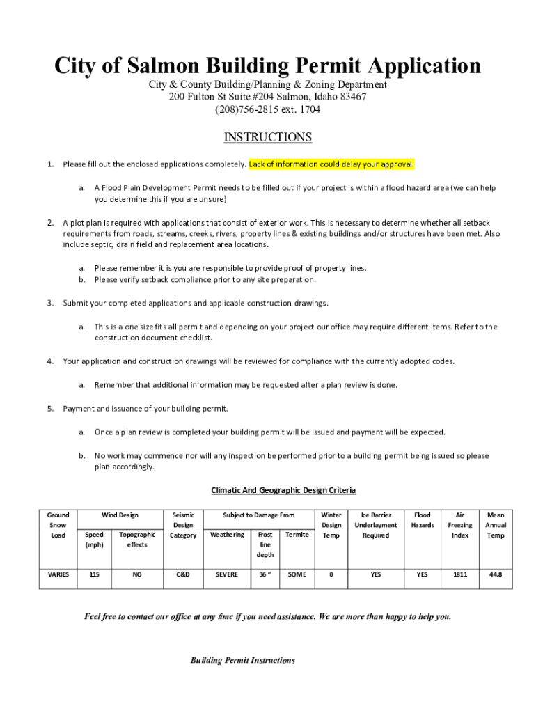 Fillable Online Forms, Permits, and ApplicationsWhite Salmon Washington Fax Email Print - pdfFiller