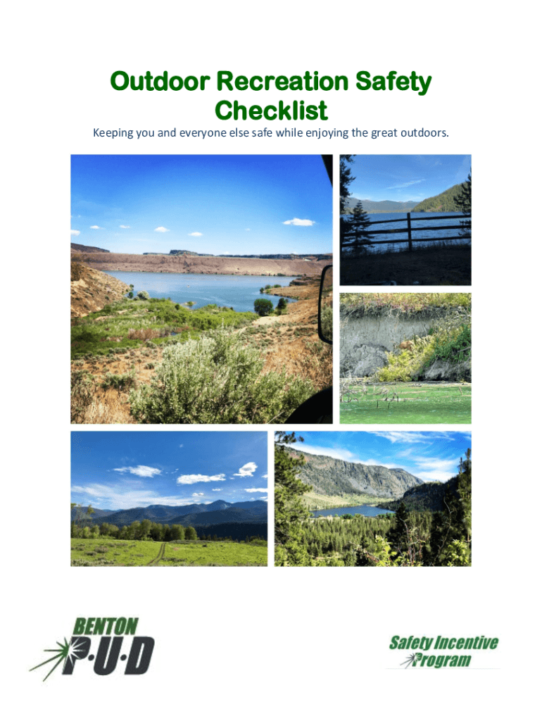 Fillable Online How to Stay Safe Outdoors & Recreate Responsibly Fax ...