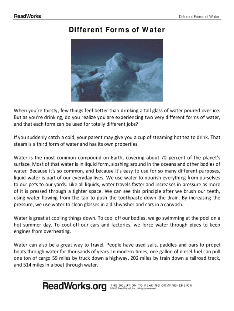 Fillable Online Different Forms of Water Fax Email Print - pdfFiller