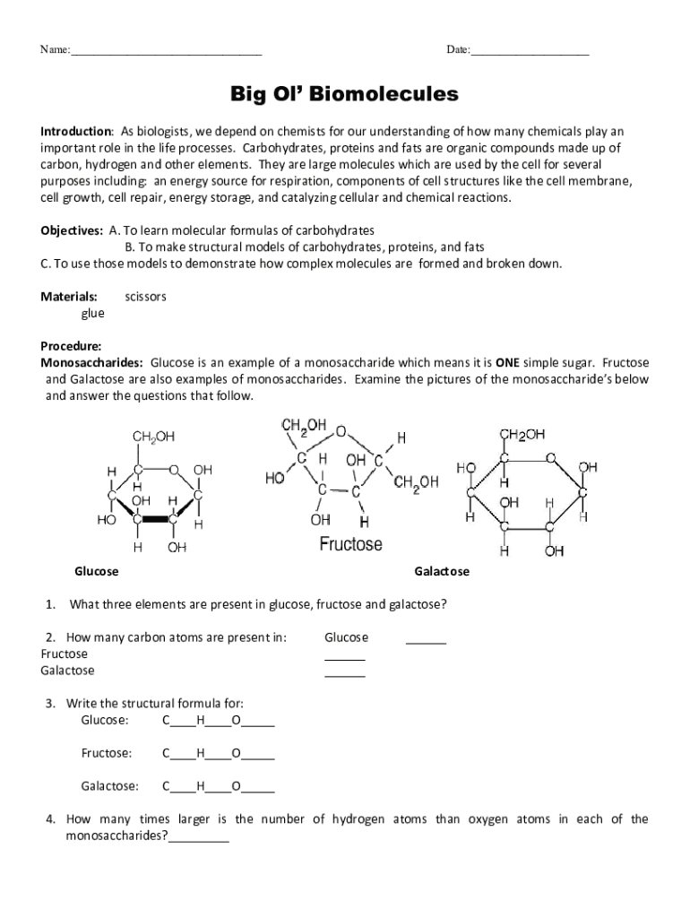 Fillable Online You Are What You Eat: Crash Course Biology #3 - YouTube ...