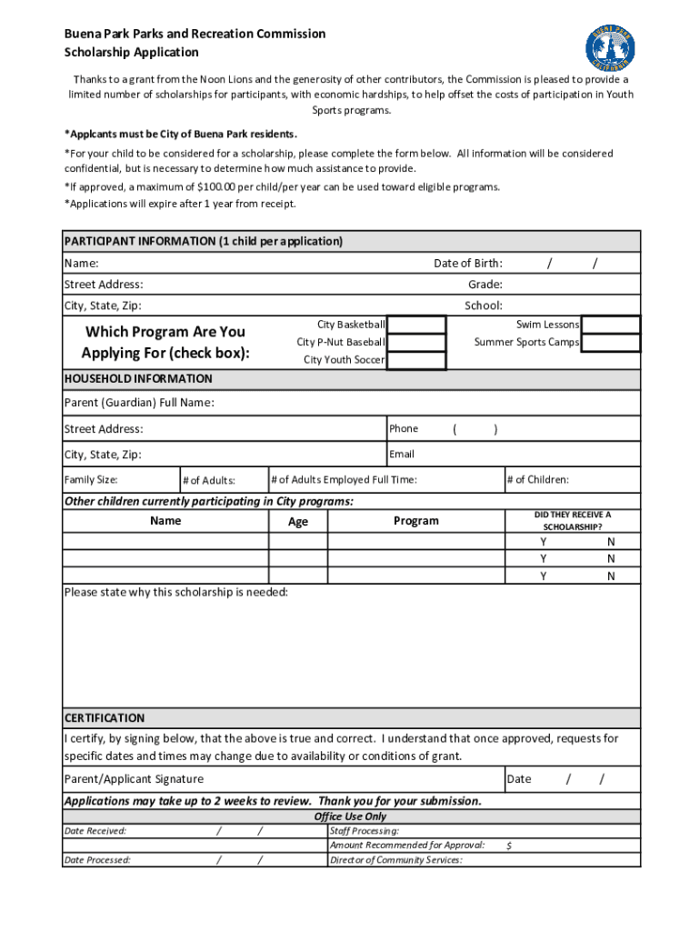 Fillable Online Which Program Are You Applying For (check box): Fax ...