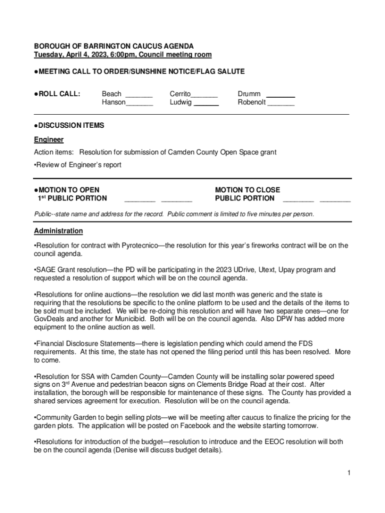 Fillable Online Sunshine Notices Fax Email Print - pdfFiller