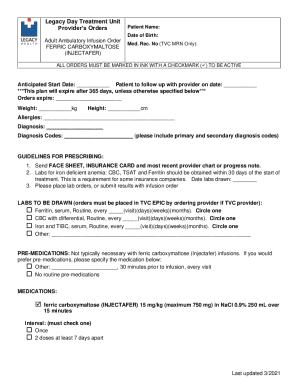 Fillable Online INJECTAFER Approved in the U.S. for the Treatment of ...